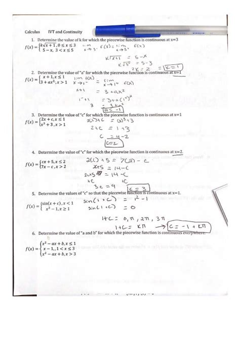 The Continuous Function F Is Defined For 4