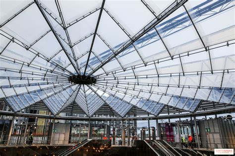 Île De France On A Visité Avant Son Ouverture La Spectaculaire Gare