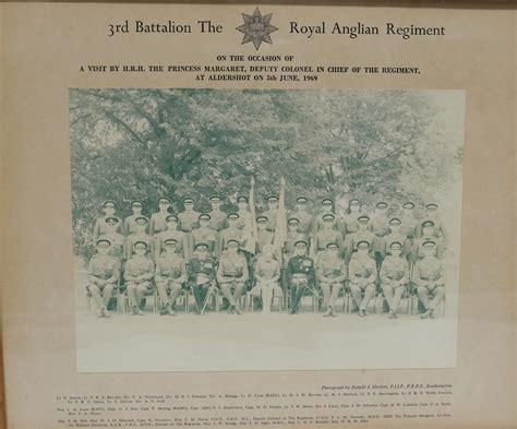 3rd Battalion Royal Anglian Regiment A Visit By Hrh The Princess