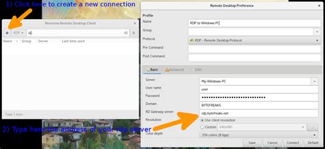 Remmina Rd Gateway Server Bytefreaks Net
