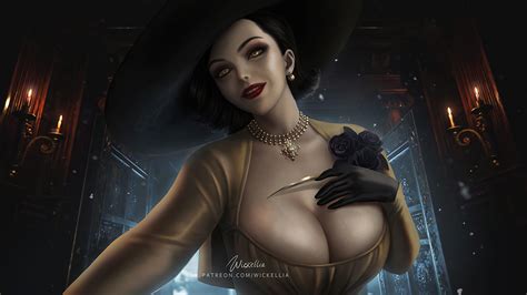 Lady Dimitrescu Resident Evil Village By Wickellia On Deviantart