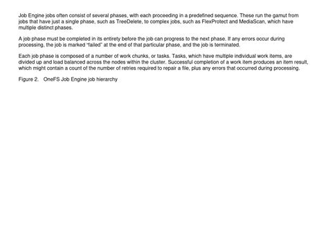 Job Hierarchy Powerscale Onefs Job Engine Dell Technologies Info Hub