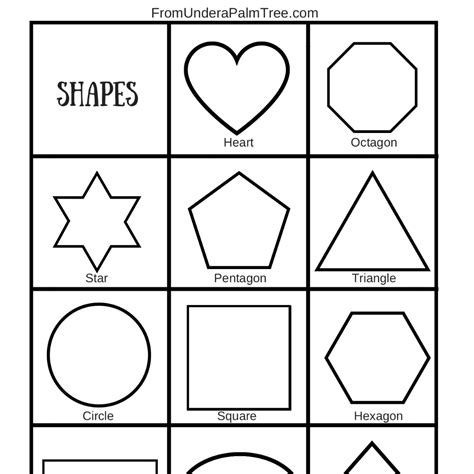 Shape Recognition Worksheet Same Or Different Shapes Identification