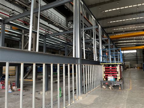 Steel Frame Structure For Warehouse Mezzanine Platform