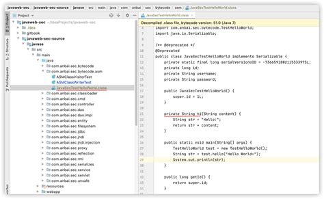 Java 类字节码编辑 Asm · 攻击java Web应用 Java Web安全