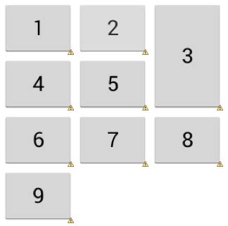 Android Gridlayout Rowspan Unexpected Behavior How It Works Stack Overflow