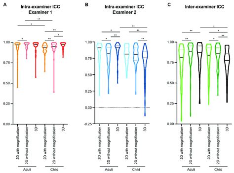 Comparison Of Intra And Inter Examiner Intraclass Correlation Download Scientific Diagram
