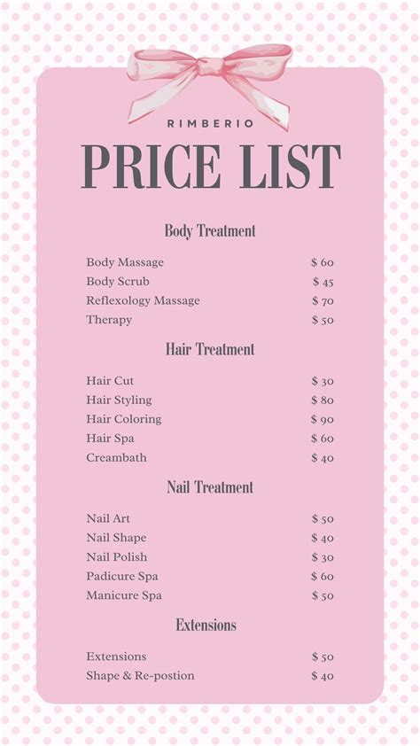 Retail Price List Template 21 Free Price List Template Word Excel