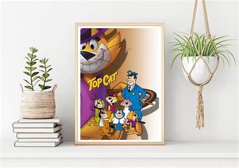 Top Cat Posterprint Classic Cartoon Character Wall Print Printable