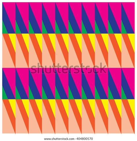 Vector Vintage Colorful Angular Triangle Pattern Stock Vector Royalty Free 404800570