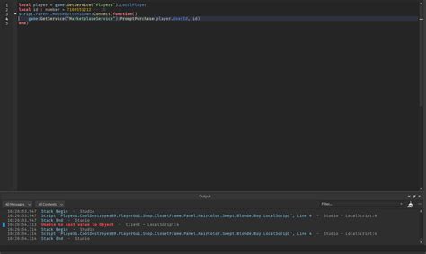 why is this script not working scripting support developer forum