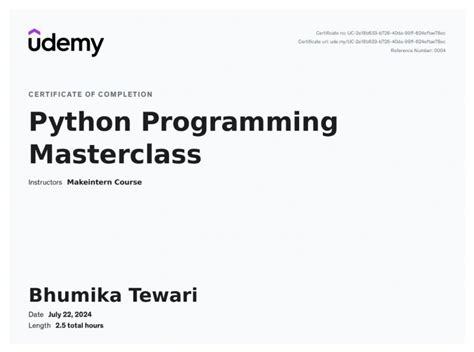 Bhumika Tewari On Linkedin Python Programming Udemy Techskills