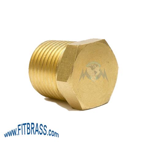 Brass Hex Plug Manufacturer Brass Hex Plug Exporter And Supplier