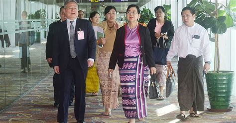 Myanmarnationalpost ဒုတိယဝန်ကြီး ဒေါ်နုမြဇံ ရေကြောင်းပိုးလမ်းမကြီး ယဉ