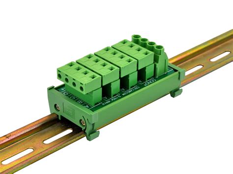 Din Rail Mount 30a300v 4x4 Position Pluggable Terminal Block