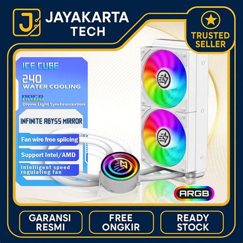 Jual Ice Cube Liquid Cpu Cooler Ice Soul 240 Argb With Oxygen Water Cooling Radiator Fan Cpu