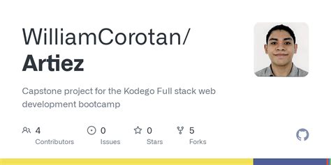 GitHub WilliamCorotan Artiez Capstone Project For The Kodego Full Stack Web Development Bootcamp