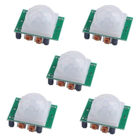 For Hc Sr501 Pir Sensor Infrared Ir Body Motion Module For Arduino Raspberry Pipack Of 5pcs