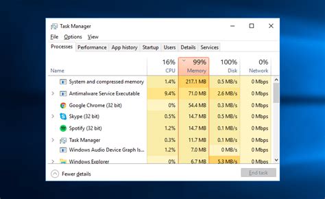 System And Compressed Memory High Disk Usage Windows 10 Fix