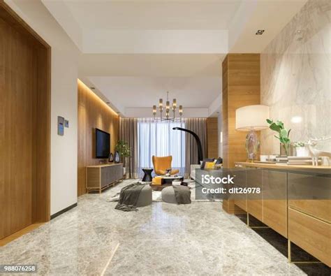 3d 렌더링 고급 스러움과 현대적인 거실 소파와 다 이닝 테이블 0명에 대한 스톡 사진 및 기타 이미지 0명 3차원 형태 가구 Istock