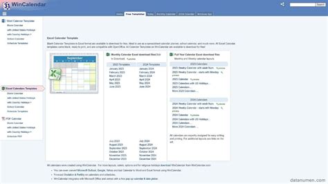11 个最佳 Excel 日历模板网站（2024）[免费]