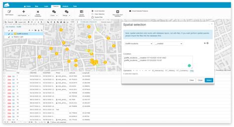 Spatial Selection Examples Gis Cloud Learning Center