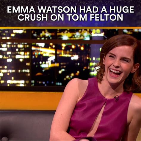 Emma Watson Totally Had A Crush On Tom Felton The Jonathan Ross Show
