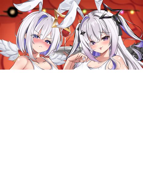 Amane Kanata And Amane Konata Hololive Drawn By Inokeiwd Danbooru