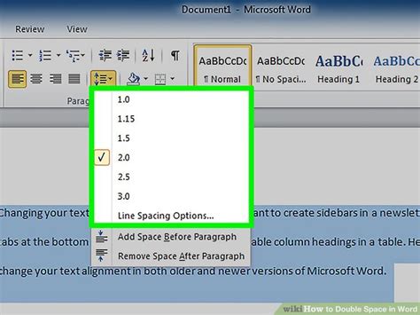 3 Ways To Double Space In Word WikiHow