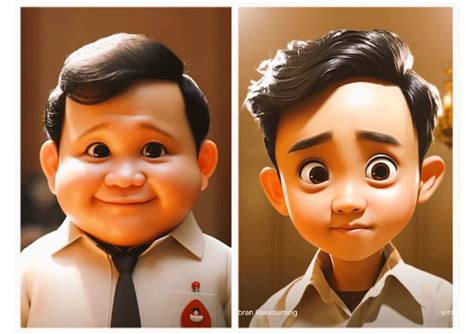 Tampang Imut Hingga Gemoy Capres Cawapres Dalam Pilpres 2024 Diedit