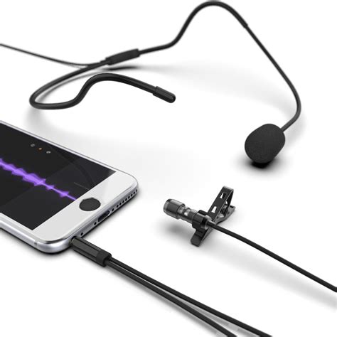 FIFINE Lavalier Microphone with Extension Cable & Y-splitter for Smart ...