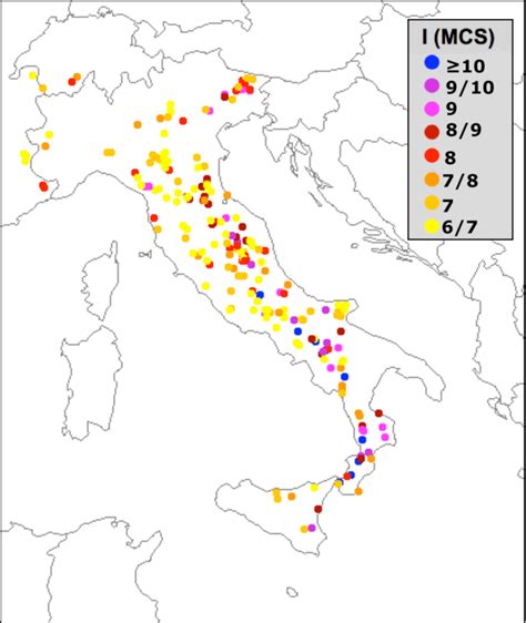 Figure 2 From Seismic Hazard Assessment In Terms Of Macroseismic