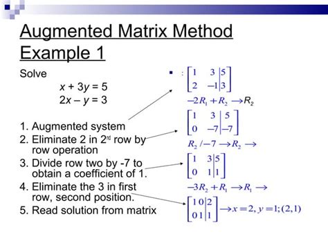 Systems Of Linear Equations Matrices PPT