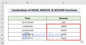 How To Convert Time To Seconds In Excel 3 Easy Methods