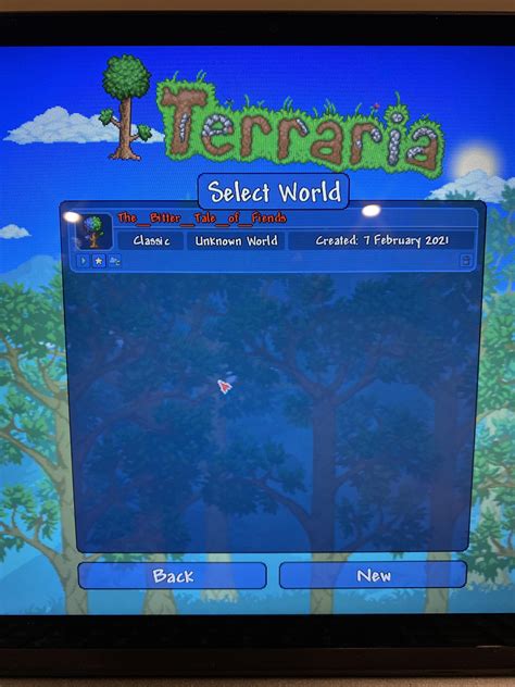 Load Failed No Backup Found Can This Problem Be Solved R Terraria