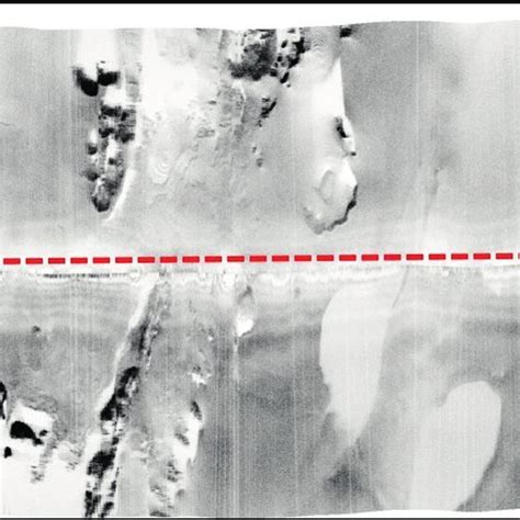 example of detailed mapping of the seabed using the side scan sonar