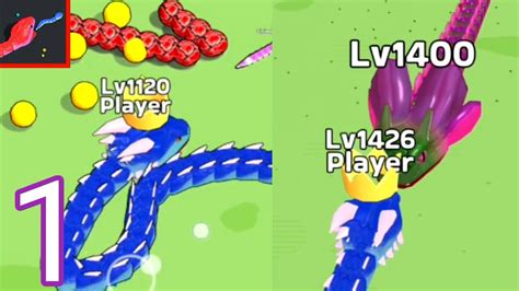 Snake Clash Boss Fight 🐍 Hunger Snake Eating Huge Score Food 🥝