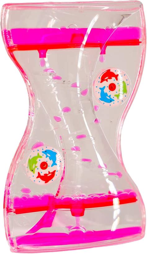 Liquid Motion Bubble Timer Pink Sensory Water Timer Fidget Toy Helps