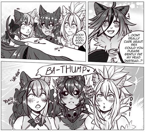 hellhound cheshire cat manticore and raiju monster girl