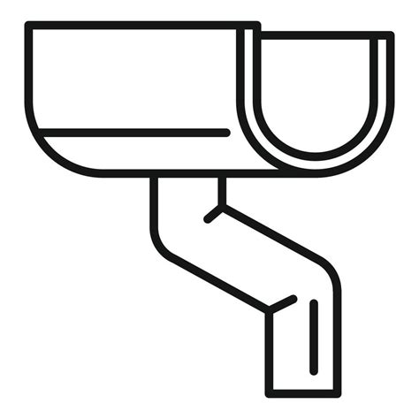 Construction Gutter Icon Outline Style 14520694 Vector Art At Vecteezy