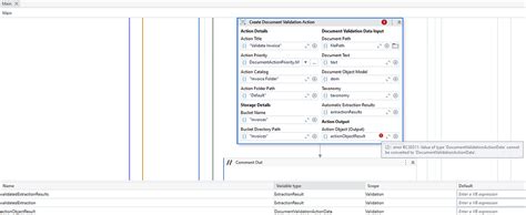 Create Document Validation Action Error Documentvalidationactiondata