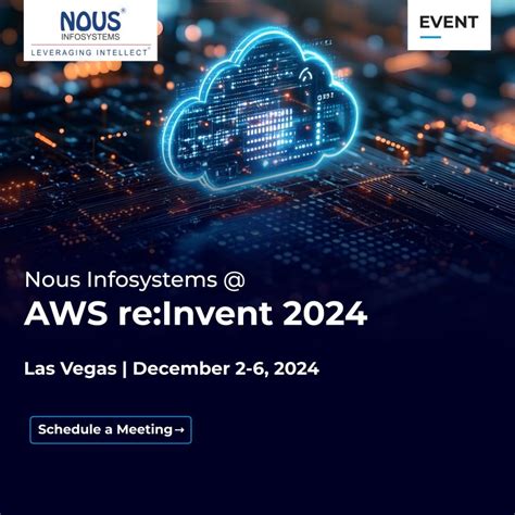 Nous Infosystems On Linkedin Innovation Aws Ai Dataanalytics Reinvent Awsreinvent