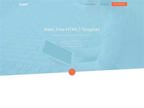 free html template slant free html templates free css templates and more