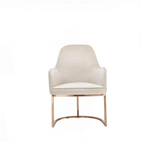 Dining Chair Andria Rose Gold Dining Chair Roberto Grassie Furniture