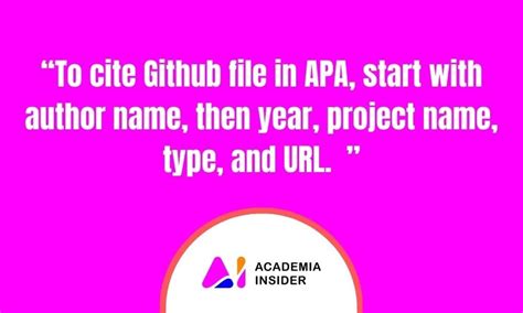 How To Cite A Github Repository Cite Github Repositories With Right Citation Academia Insider