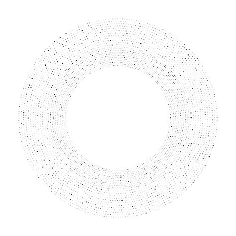 Premium Vector Circle Halftone Dotted Background