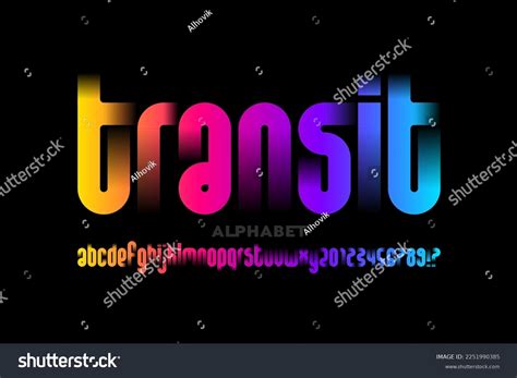 현대적인 소문자 글꼴 디자인 알파벳 문자 스톡 벡터로열티 프리 2251990385 Shutterstock