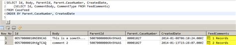Salesforce Soql Select Individual Casecomment With All Its