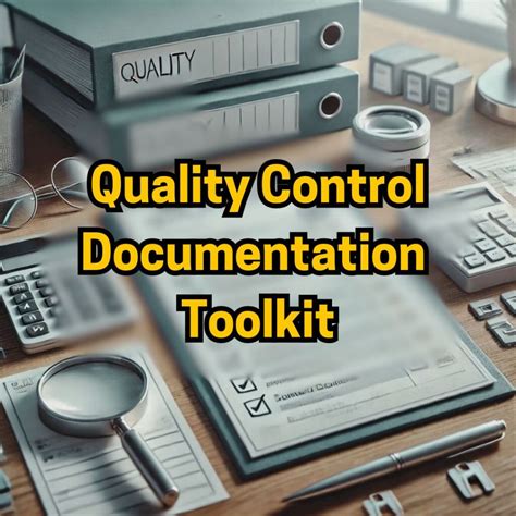 Quality Control Documentation Toolkit Sop Manual And Records Template