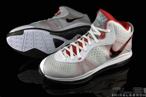 The Showcase Nike Lebron 8 V2 Whiteblack Sport Red Nike Lebron